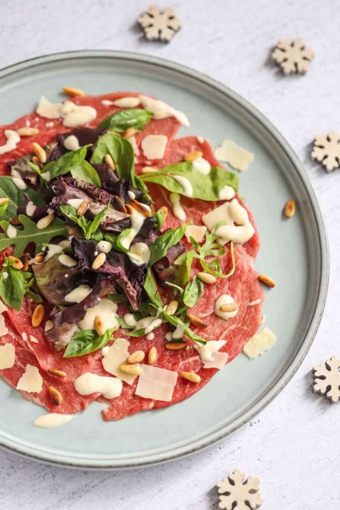 Beef Carpaccio With Fresh Salad - Danny's Delight
