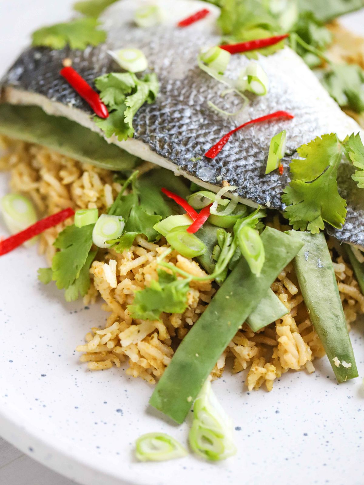 Sesame Noodles With Pan Fried Sea Bass - Danny's Delight