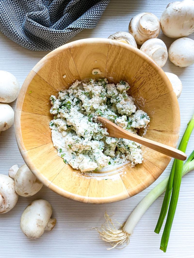 Scrumptious Herbed Cream Cheese Stuffed Mushrooms - DANNY'S DELIGHT