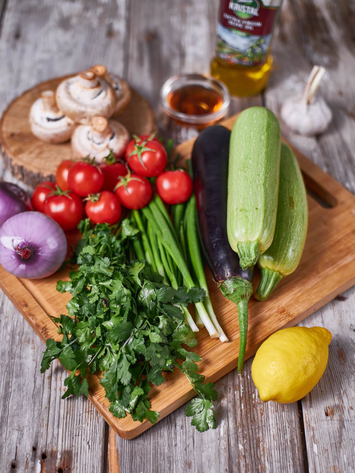 Herb Marinated Grilled Mediterranean Vegetable Platter - Danny's Delight